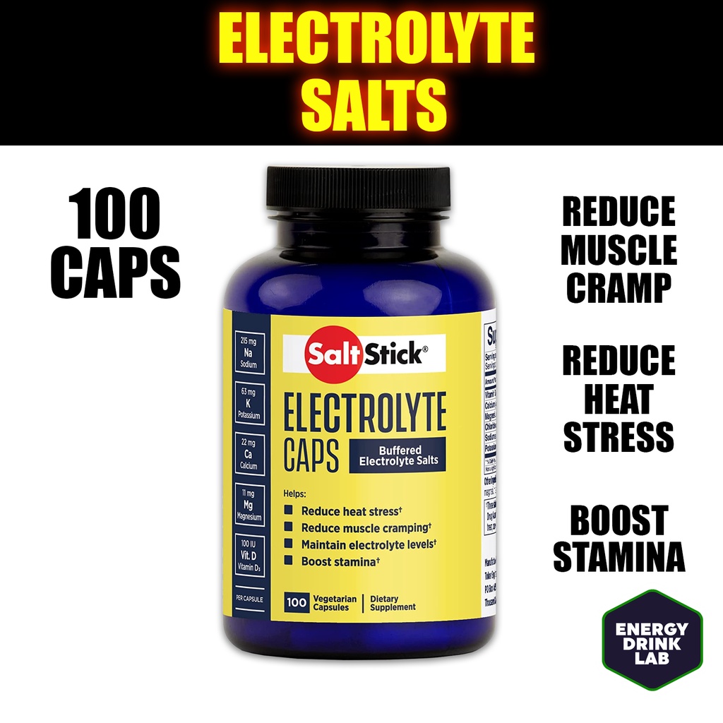 SaltStick Caps Buffered Electrolyte Salts 100 capsules Latest Batch ...
