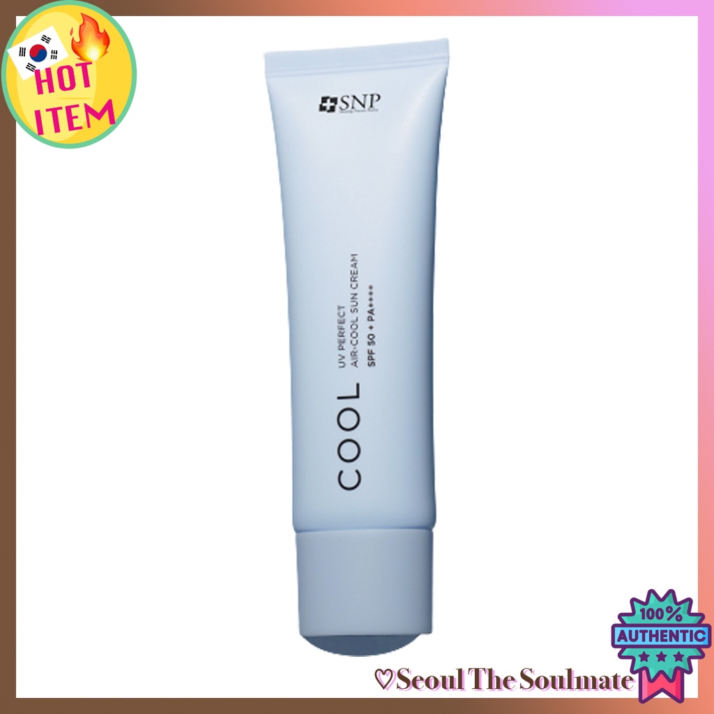 SNP UV Perfect Air-Cool Sun Cream SPF 50+PA++++ SunScreen 50ml ...