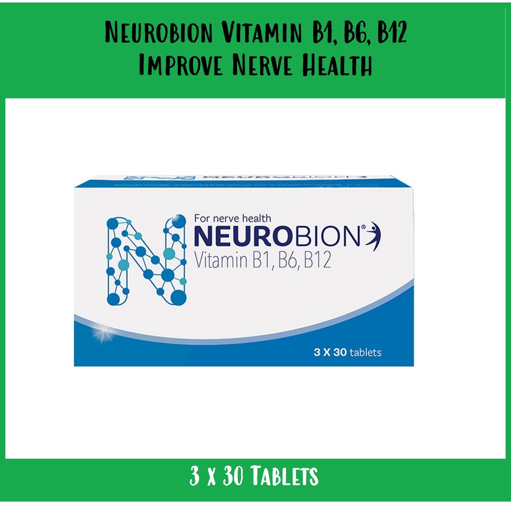 Neurobion Vitamin B1, B6, B12 Tablets (3 x 30's) | Shopee Singapore