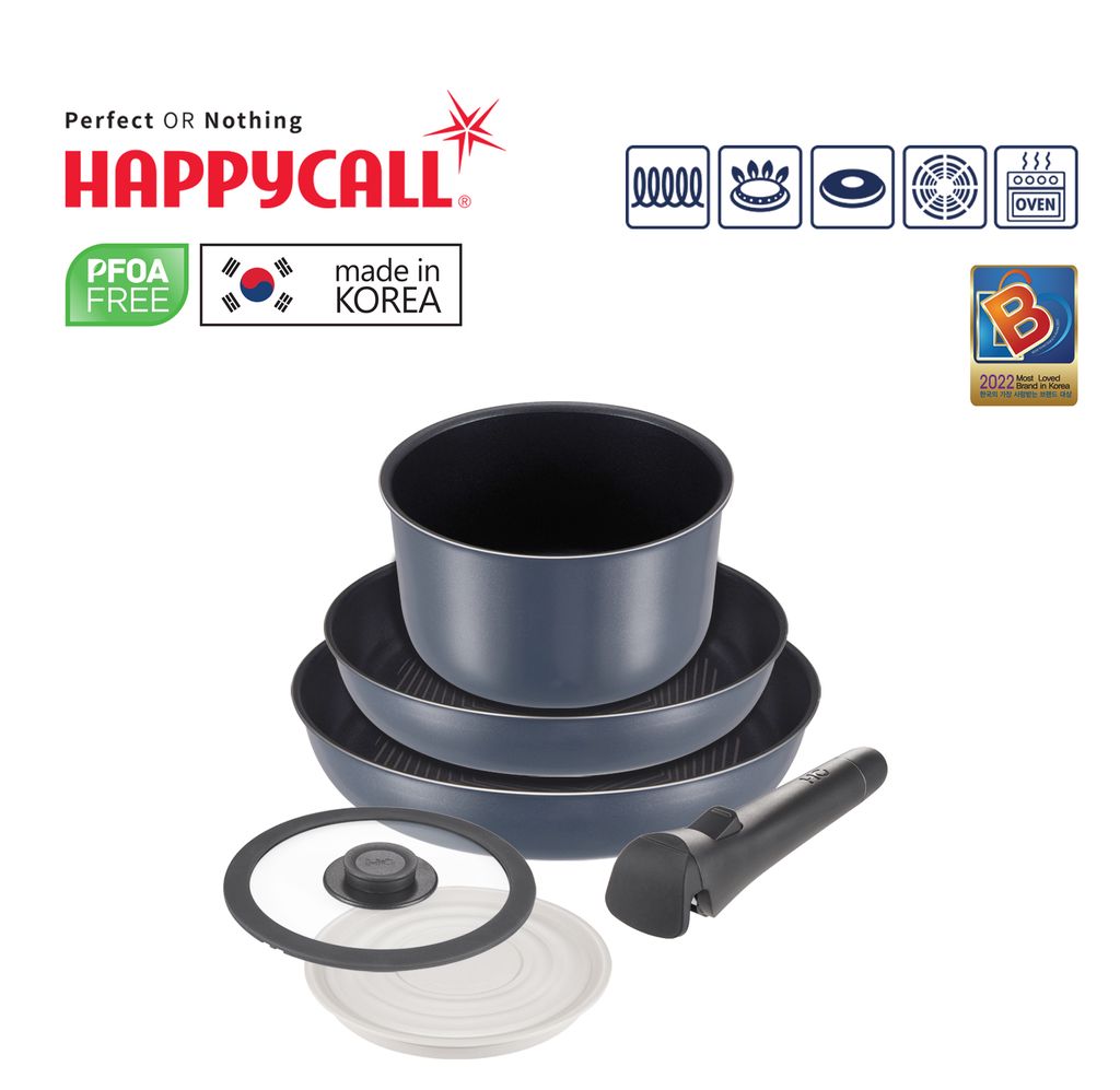 HAPPYCALL (KOREA) I.H. FREE HANDS" 6-PC SPICA I.H. COOKWARE SET ...