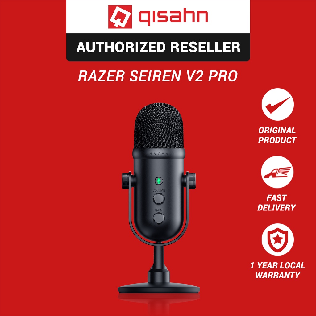 Razer Seiren V2 Pro - Professional Grade USB Microphone | Shopee Singapore