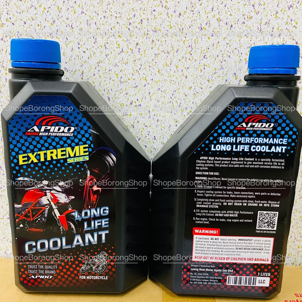 APIDO RACING HIGH PERFORMANCE EXTREME SERIES LONG LIFE COOLANT LIQUID ...