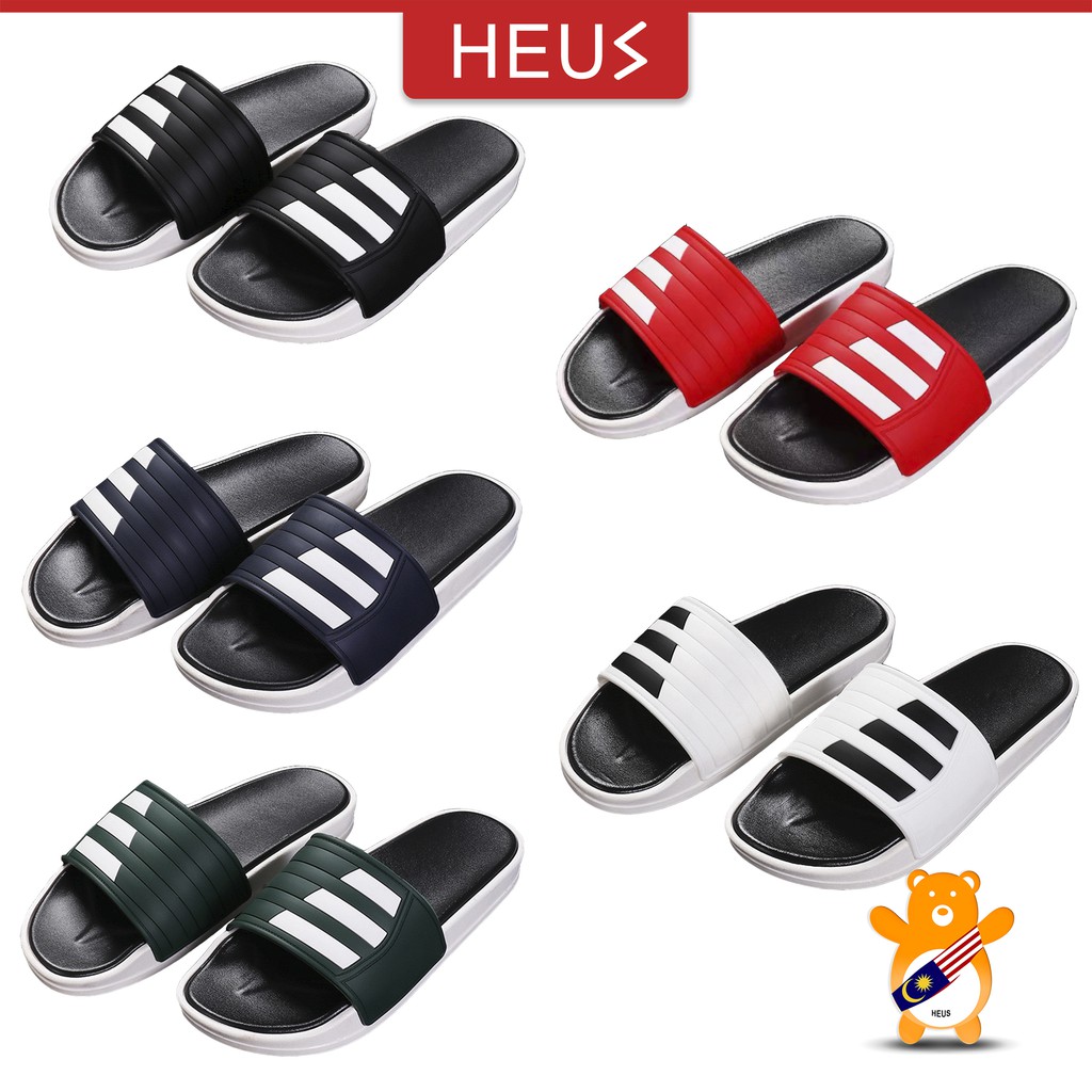 HEUS Melpha Sandals with good quality 3D Stripes | Shopee Singapore