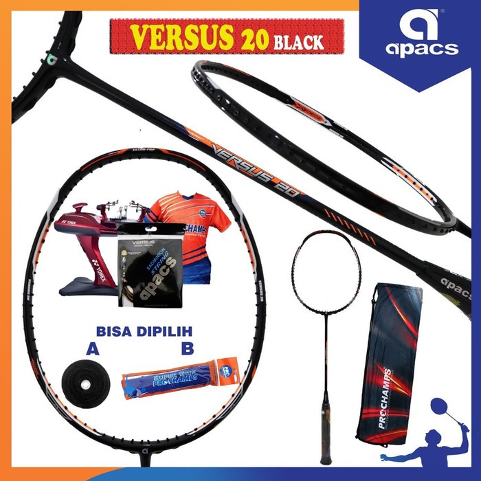 Apacs Badminton Racket VERSUS 20 ORIGINAL | Shopee Singapore
