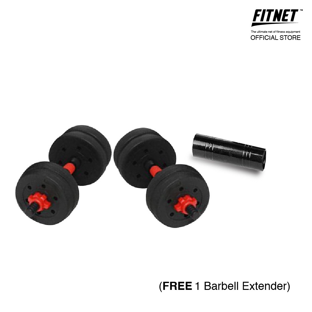 (FITNET) BLACK Versatile Dumbbell 10-40KG Set | Shopee Singapore