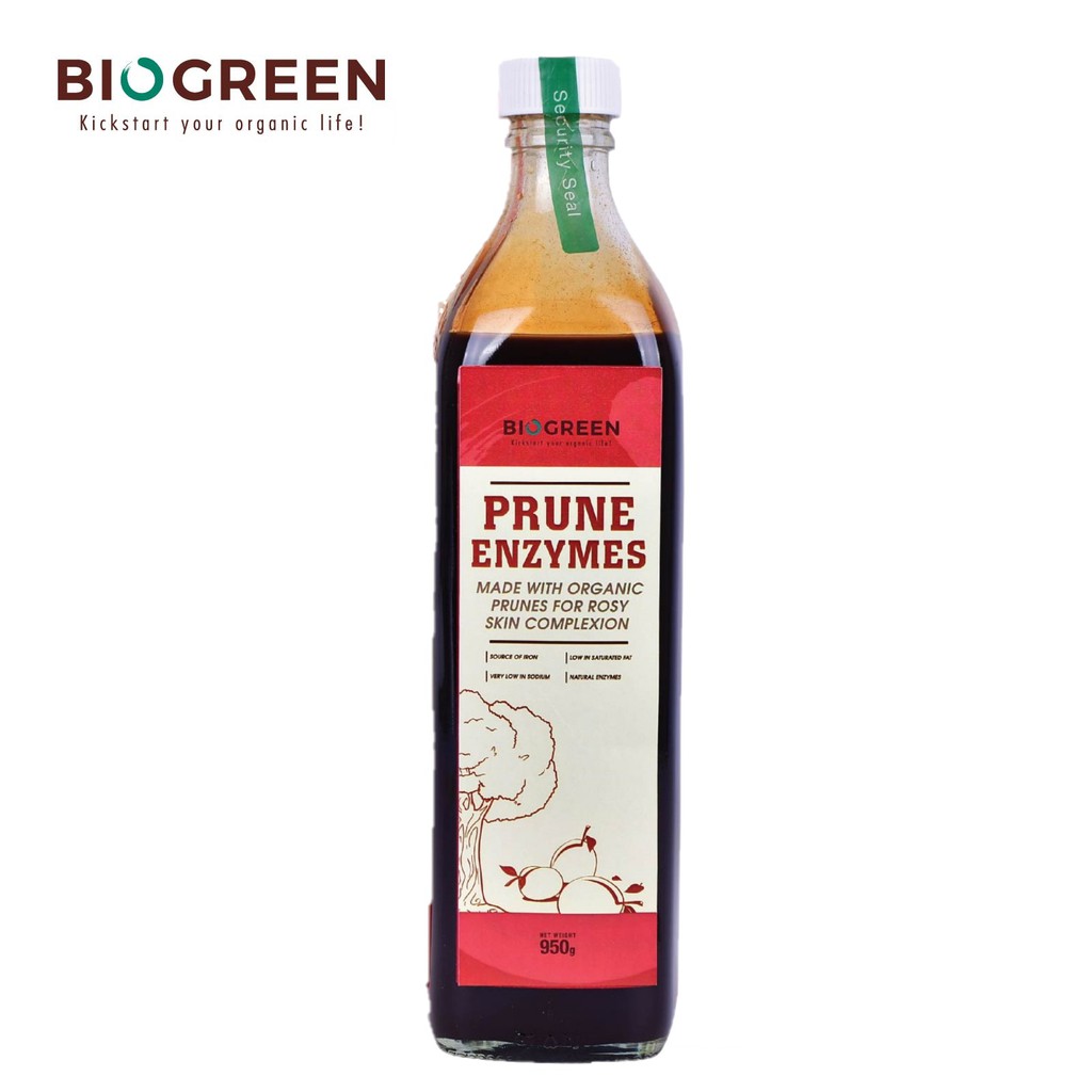 Biogreen Prune Enzyme 950g [Organic Prunes/ Active Enzyme Honey ...