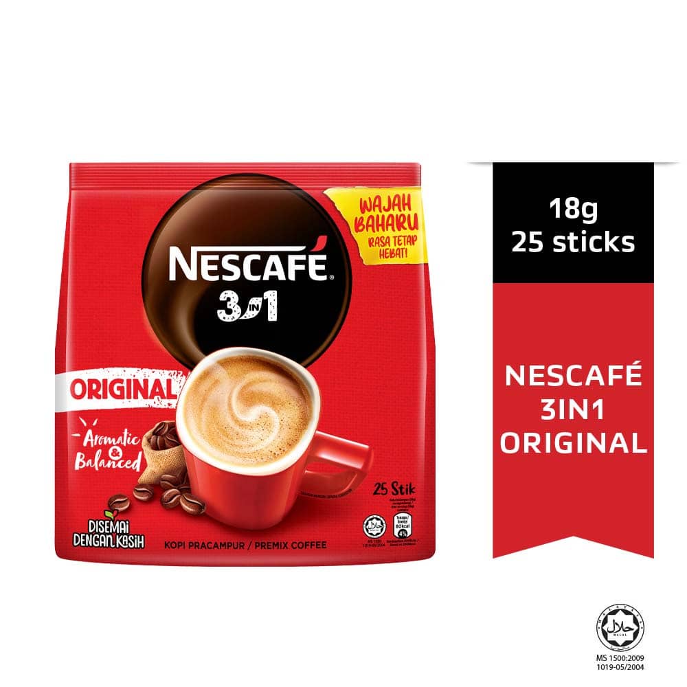 NESCAFE 3in1 (18g x 25s x 1 Packs) | Shopee Singapore