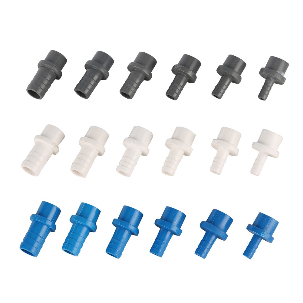 1 Pc 20mm to 8/10/12/14/16/18mm PVC Hose Quick Connector Hard PVC Pipe ...