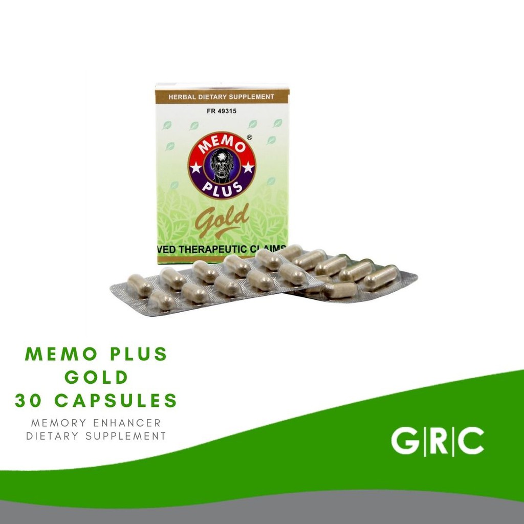 Memo Plus Gold 30 Capsules/1 Box | Shopee Singapore