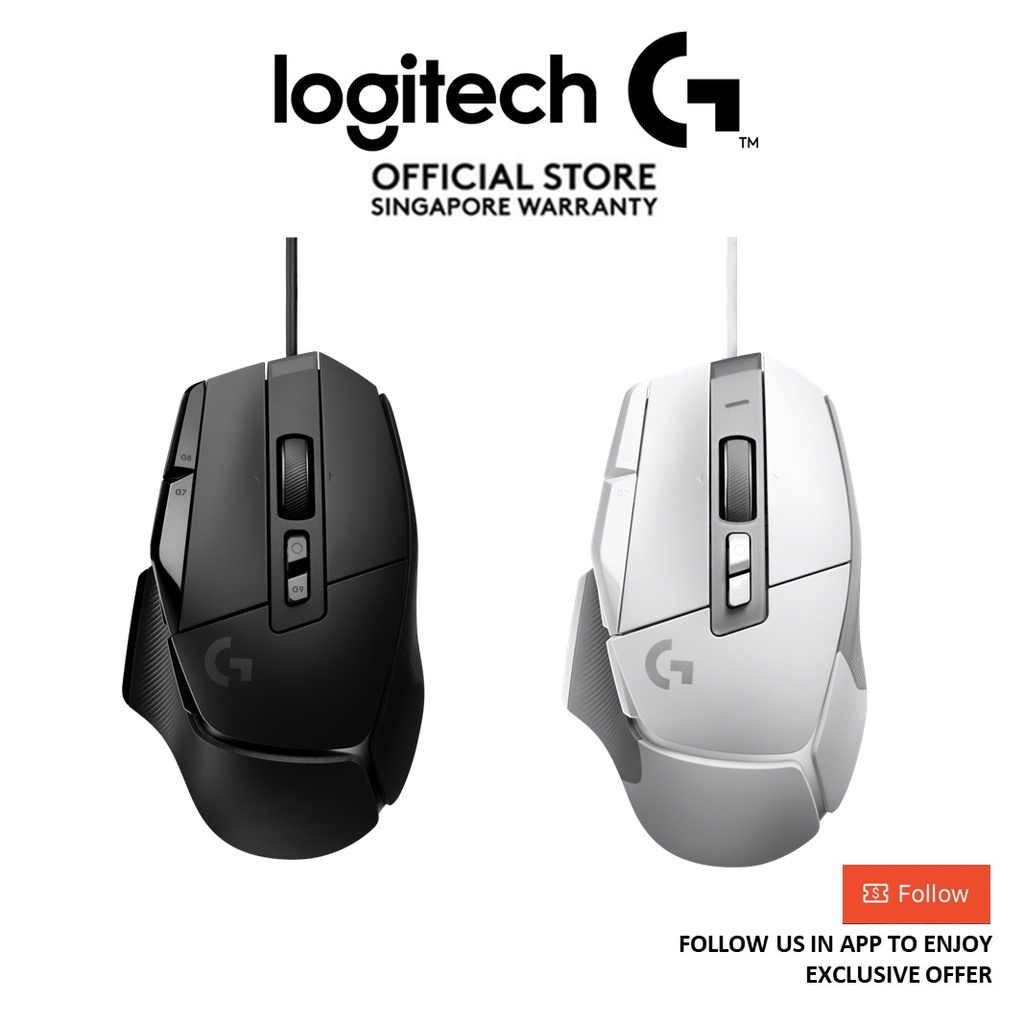 Logitech G502 X Wired Gaming Mouse - LIGHTFORCE hybrid optical ...