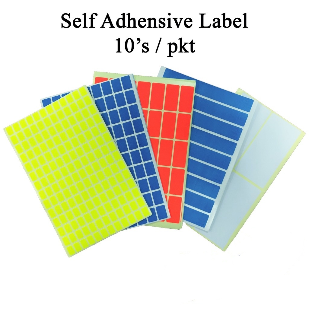 DOLPHIN SELF-ADHESIVE LABELS FLORESCENT COLOR (DOL-SA) | Shopee Singapore