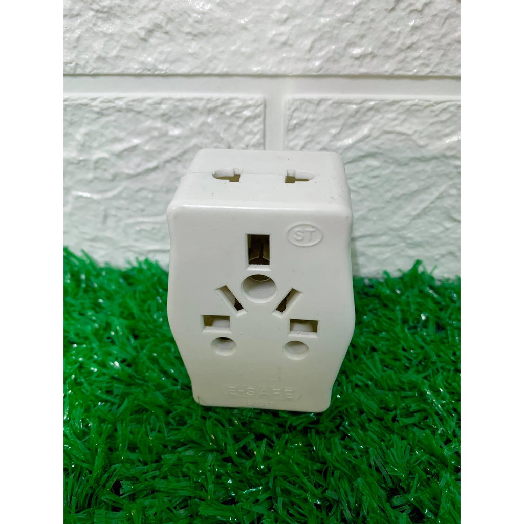 MULTI ADAPTOR E-SAFE 13AMP 250V [MULTI PLUG] [MULTI ADAPTER] | Shopee ...