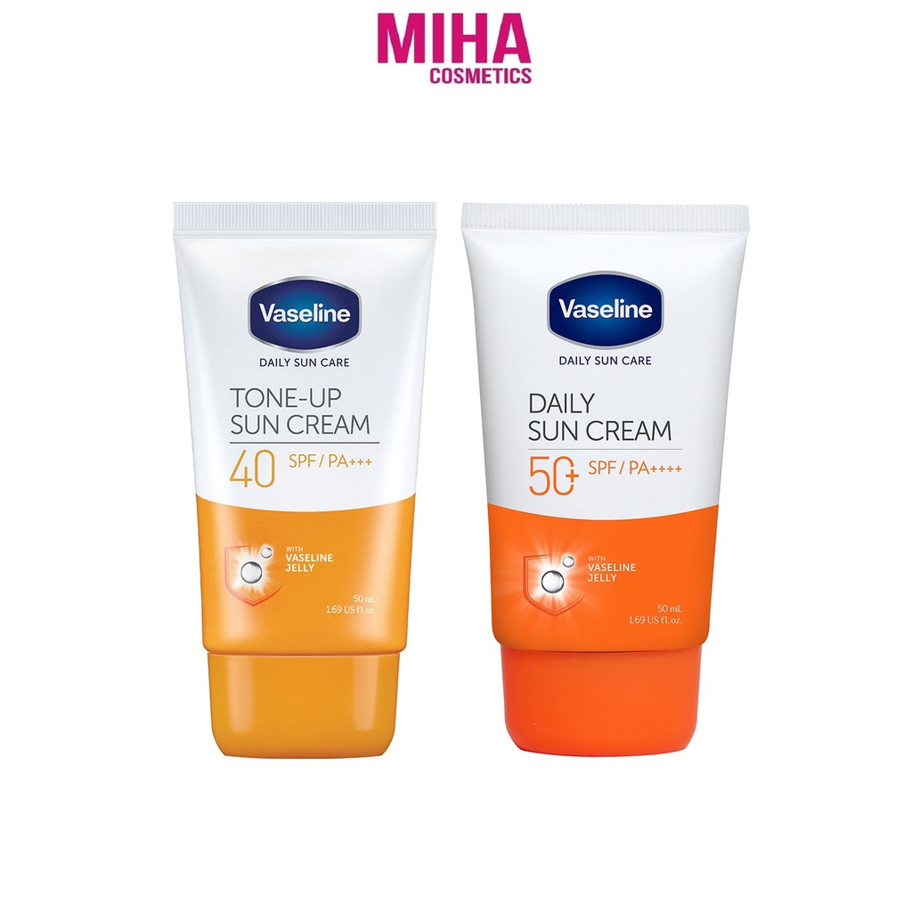 Vaseline Sun Cream Daily Tone-Up Sunscreen SPF 50+/PA++++ 50ml | Shopee ...