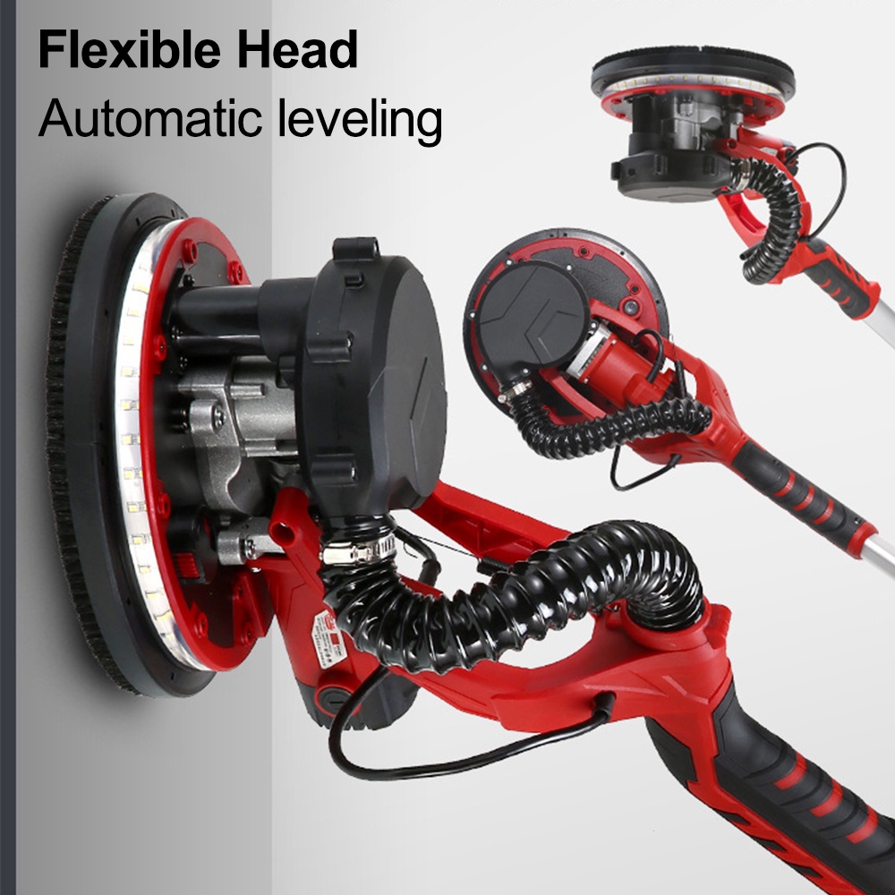 220V 1280W Electric Drywall Sander Variable Speed With Automatic Vacuum ...