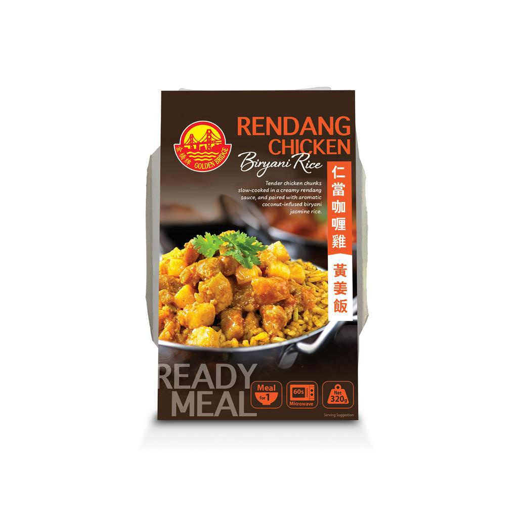 Golden Bridge Rendang Chicken Biryani Rice (Ready to Eat Meal) 320g ...