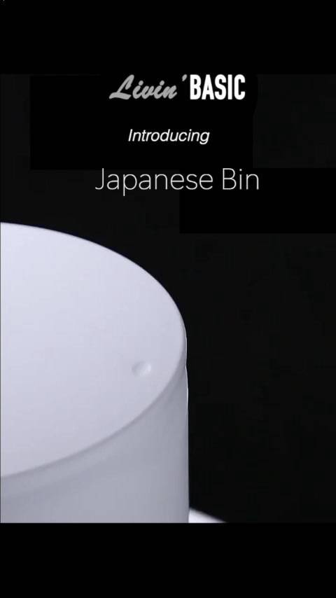 🌟SG INSTOCK🌟 Japanese Trash Bin with Lid Dustbin / Minimalistic Nordic ...