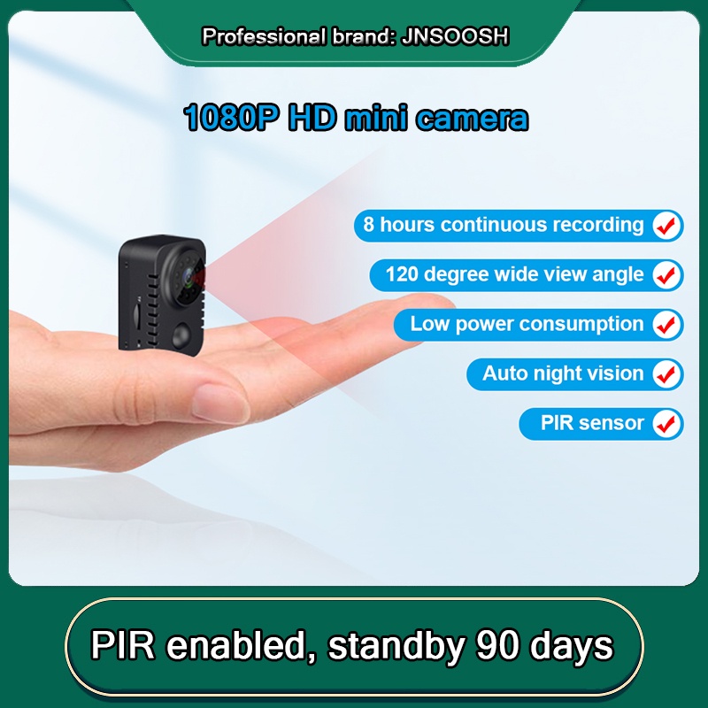 CCTV Mini Wireless PIR Thermal Sensor Camera 1080P HD Handheld Camera ...