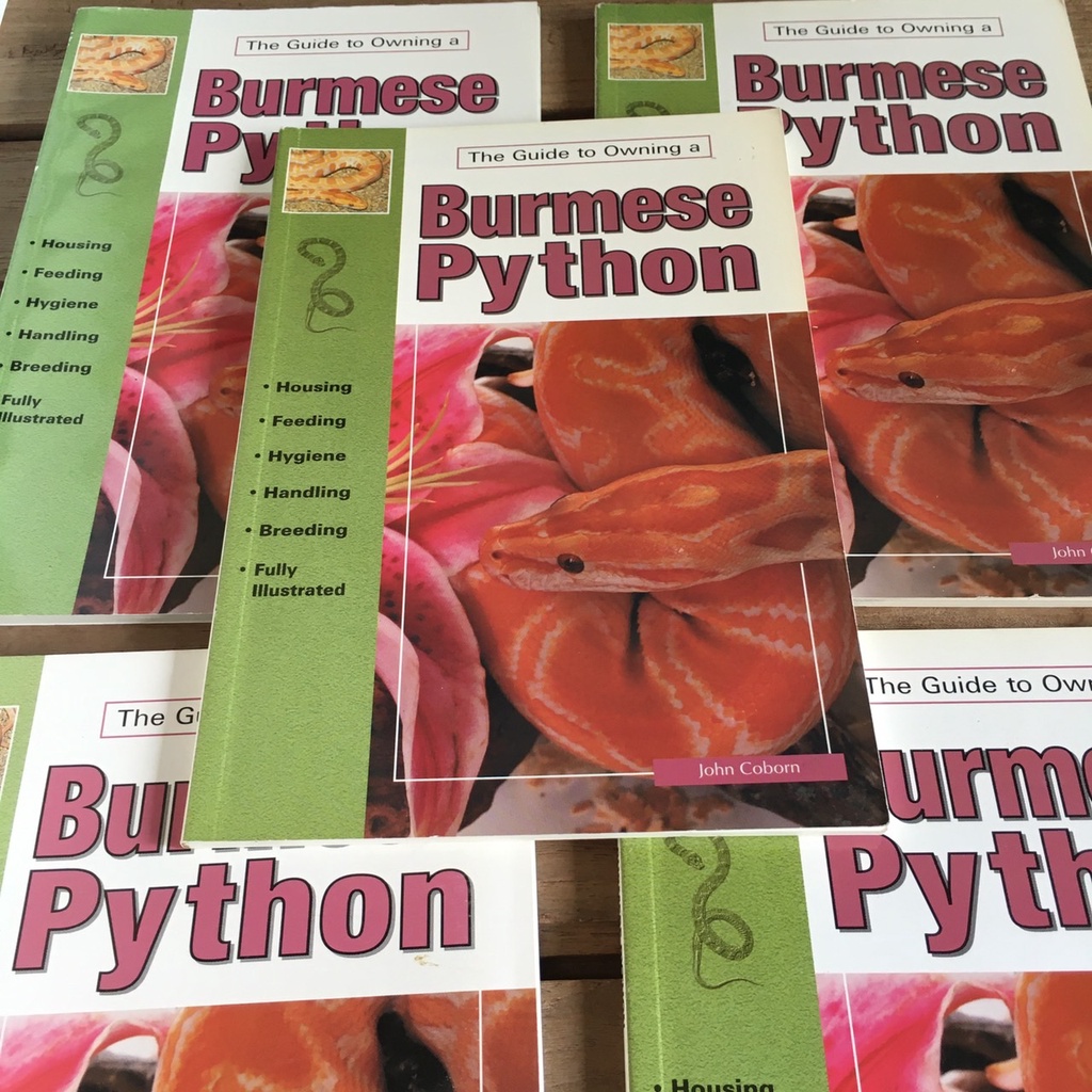 The Guide to Owning a Burmese Python-John Reborn (English Used Bookshop ...
