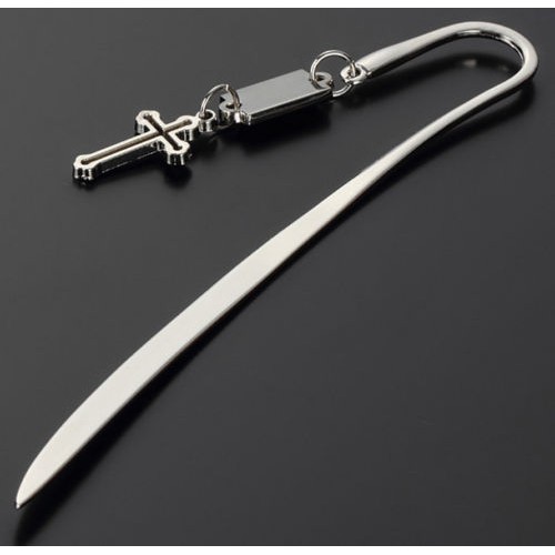 Silver Cross Christian Metal Bookmarks Bible Letter Opener Church ...