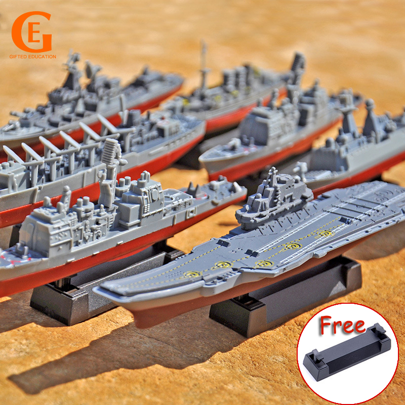 4D Assembled Ship Model Plastic Battleship Aircraft Carrier Kids Model ...