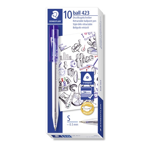 DDD [SG] Staedtler 423S Ballpoint Pen 10s | For School/ Study ...