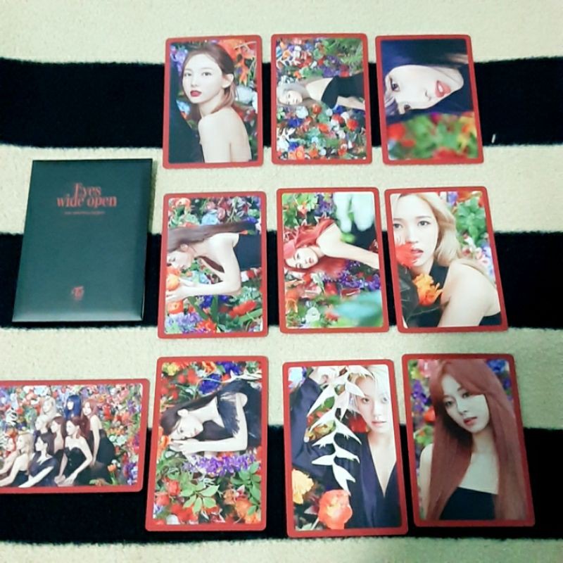 [SHARING Ver. Retro/ Style/ Story] TWICE Photocard Benefit - Official from Album EYES WIDE OPEN ...