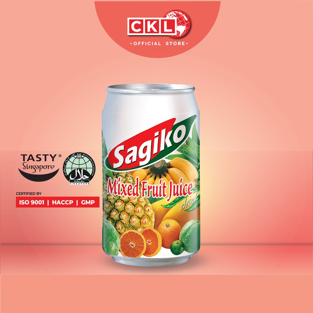 Sagiko Mixed Fruit Juice Drink - 320ml x 24 cans/ctn | Shopee Singapore