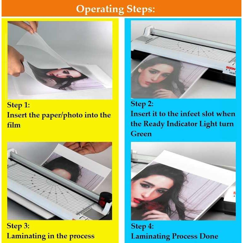 6 in 1 YE288 YE381 SOONYE A4 A3 A5 A6 6R 5R 4R 3R 2R Laminator Paper ...
