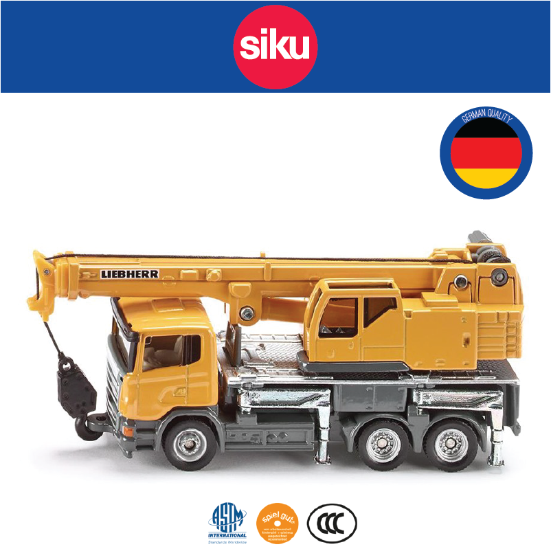 Siku S1859 Telescopic crane truck Die Cast Vehicle for Kids age 3 ...