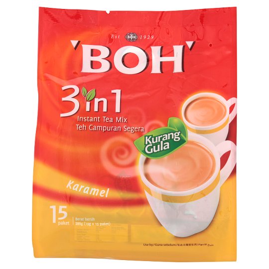 Boh 3 in 1 Caramel Instant Tea Mix 19g x 15s | Shopee Singapore