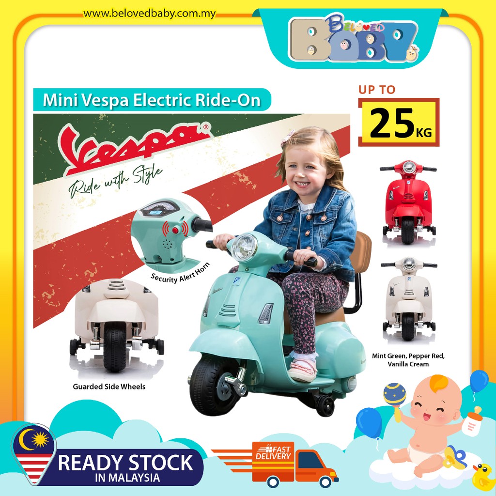 - Mini Vespa Electric Ride On Scooter (up to 25kg) | Shopee Singapore