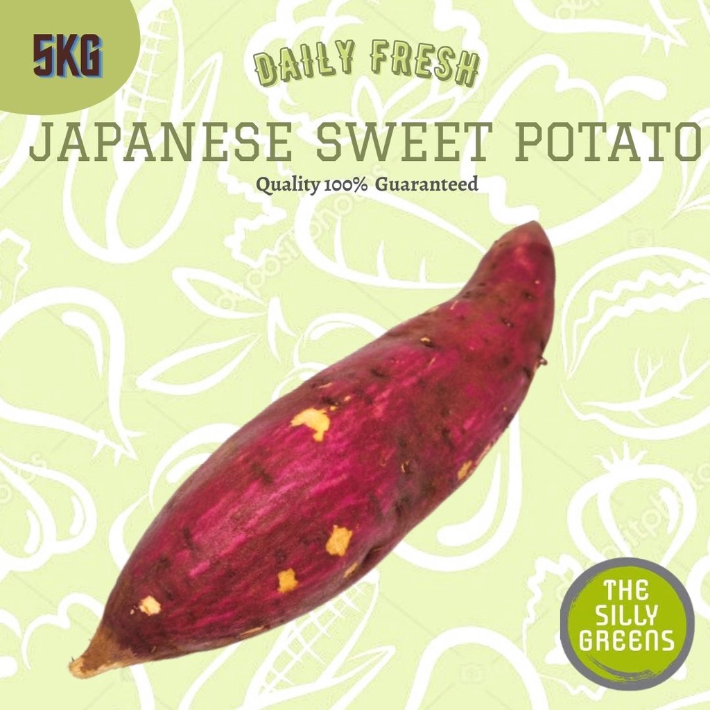 [TheSillyGreens] Japanese Sweet Potato | 5kg (Carton) | Shopee Singapore