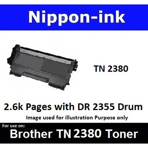 Nippon-ink TN2380 Compatible for Brother Laser Toner TN 2380 High ...