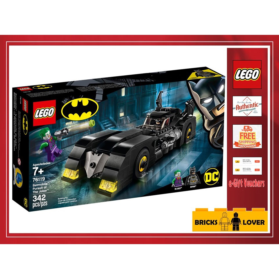 Lego 76119 {Bricks_Lover} Super Heroes - Batmobile: Pursuit of The ...