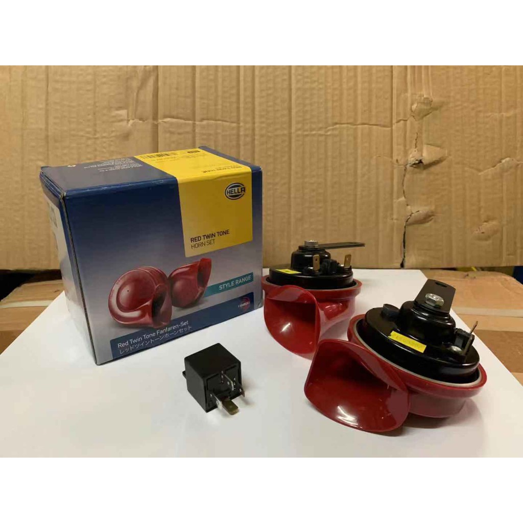 BM HORN TWIN HORN WITH RELAY SET (HELLA) | Shopee Singapore