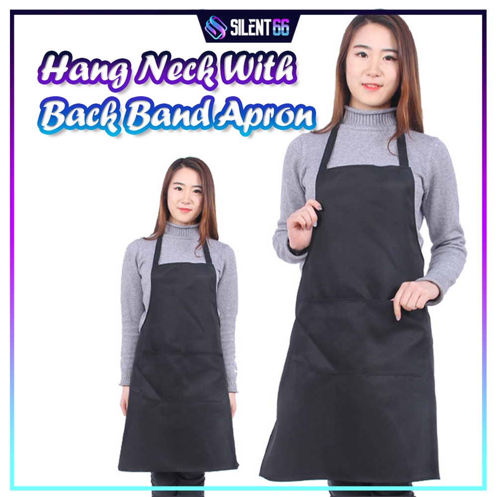 Hang Neck Apron Overall Apron Apron Dapur Kitchen Chef Apron - CHICKY ...