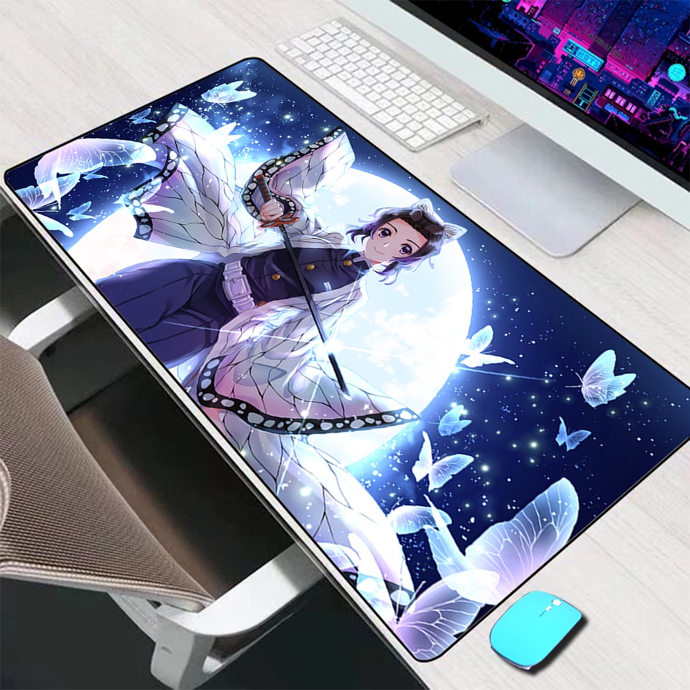 Demon Slayer Kochou Shinobu Mouse Pad Large Gaming Accessories Mouse ...