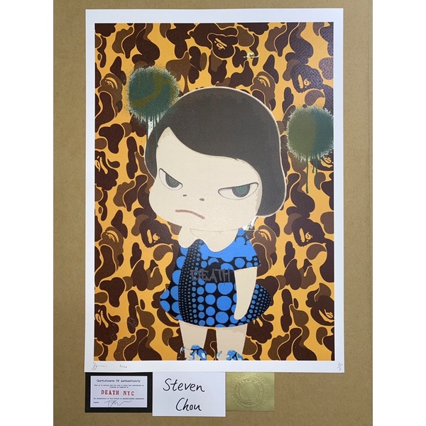 D DEATH NYC 2020 Prints Yoshitomo Nara Takashi Murakami Sunflower Smile ...