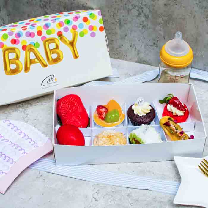 [HALAL CERTIFIED]Happy Oven Baby Shower/Baby Full Month Gift Box-10 ...