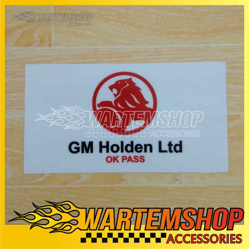 Holden Quality Control Sticker (Stick Inside) | Shopee Singapore