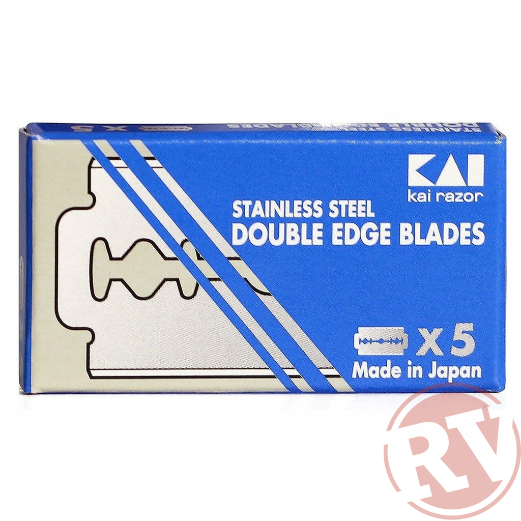 KAI Razor Double Edge Blades for Double Edge Safety Razors (10/25/50 DE ...
