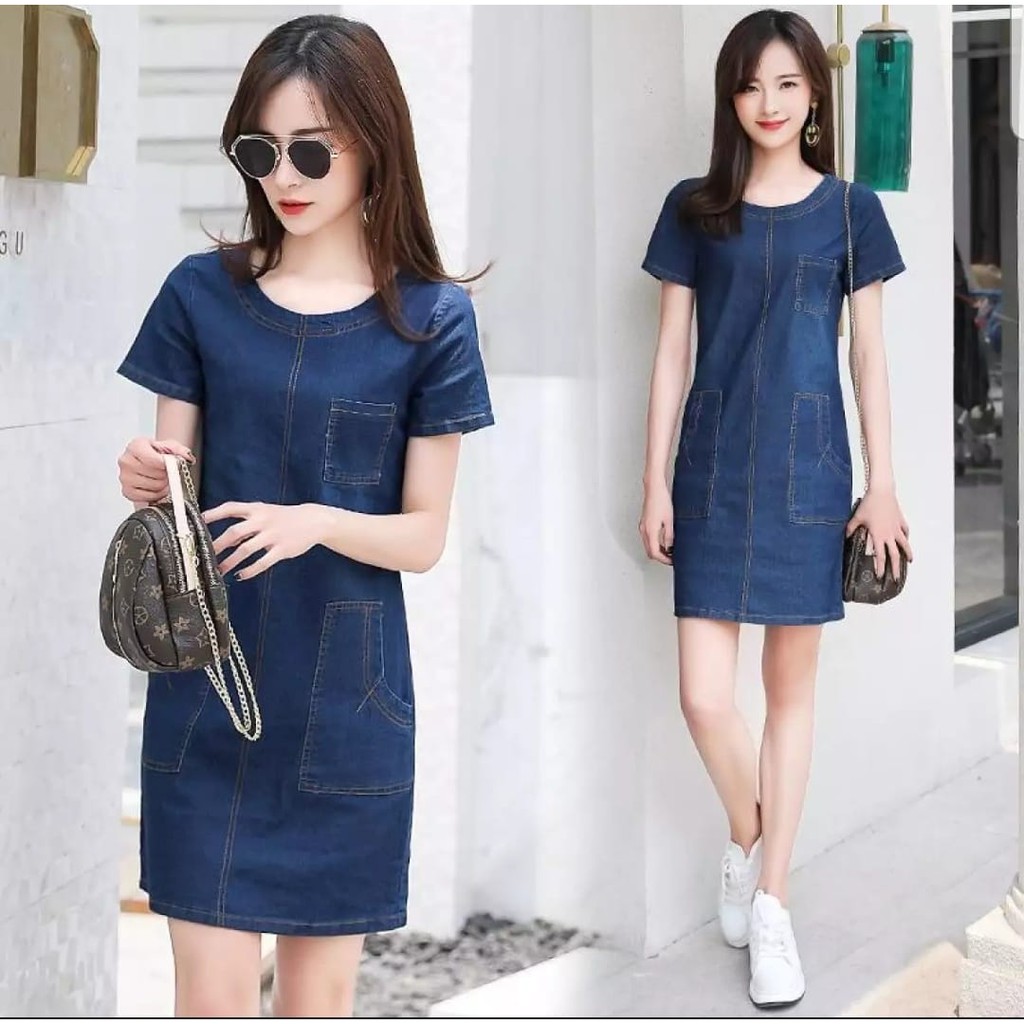 Restock!! CLARA DRESS JEANS 718 Women's Clothing | Shopee Singapore