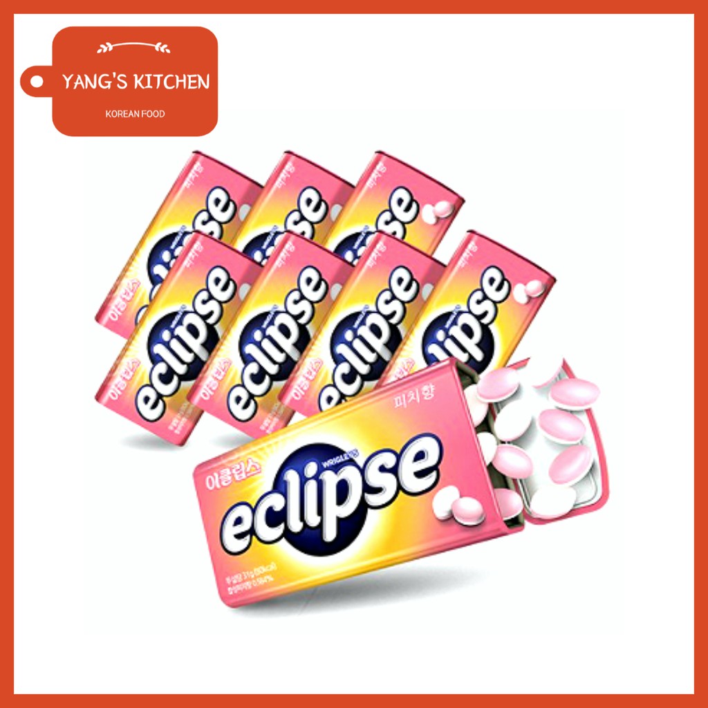 [Eclipse] No Sugar Refreshing Peach-flavored Candy 34g x 1ea, 5ea(3%off) / Korean Candy ...