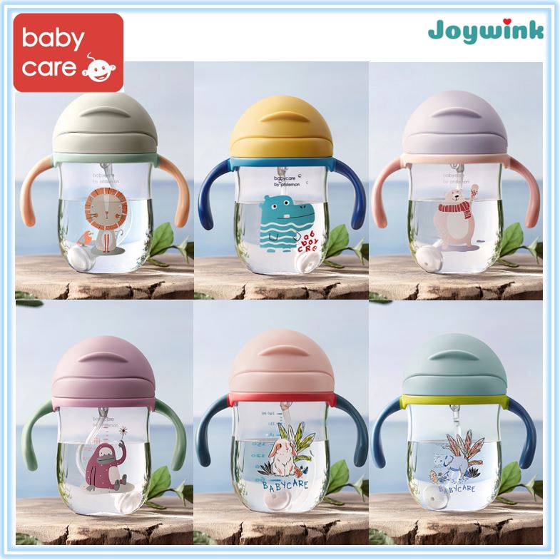 [SG Stock] Babycare Tritan 360 Deg Gravity Straw Baby Training Cup Sippy Water Bottle Anti-Colic ...