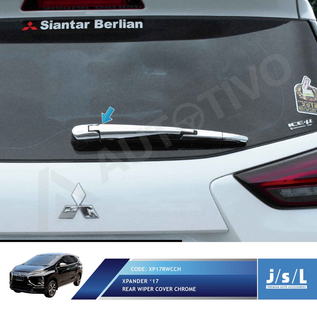 JSL Mitsubishi Xpander Wiper Cover Chrome Wiper Cover | Shopee Singapore