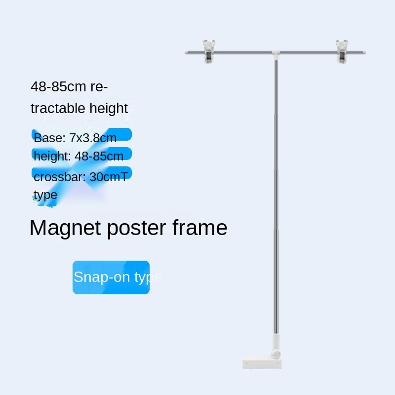Pop Poster Paper Stand T-Type Poster Frame Advertising Clip Shelf ...