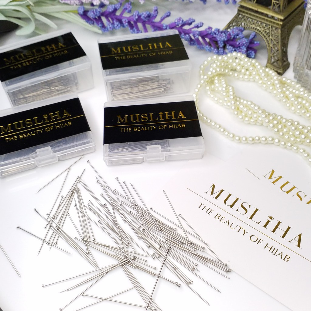 Head Pin Needles (Jarum Peniti) / Hijab Accessories Storage Box ...