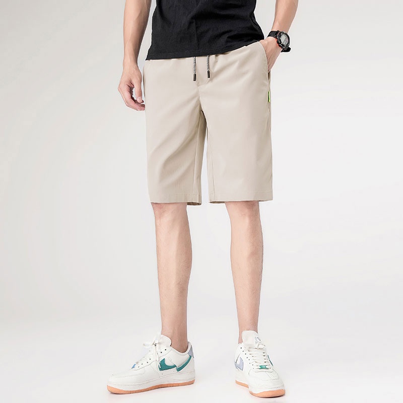 Men Shorts Cropped Casual Short Pants Korean Style Fashion Bermudas ...