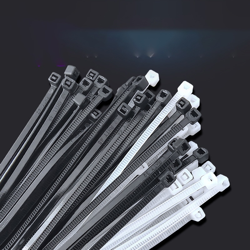 100PCS Self-Locking Plastic Nylon Cable Ties Zip Ties Self Locking Wrap ...