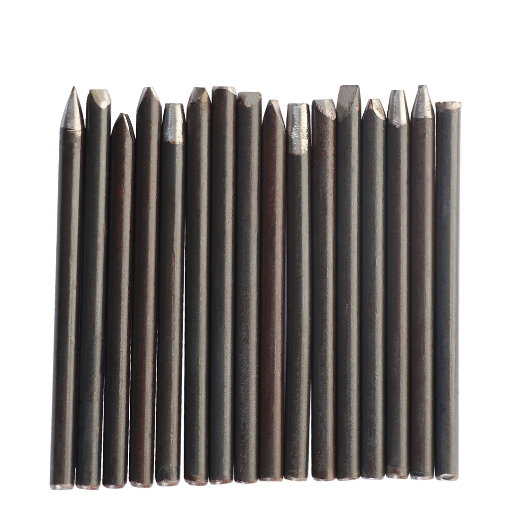 Jewellery Engraving Burin Gold Flower Anvil Burin Knife 20pcs Set Burin ...